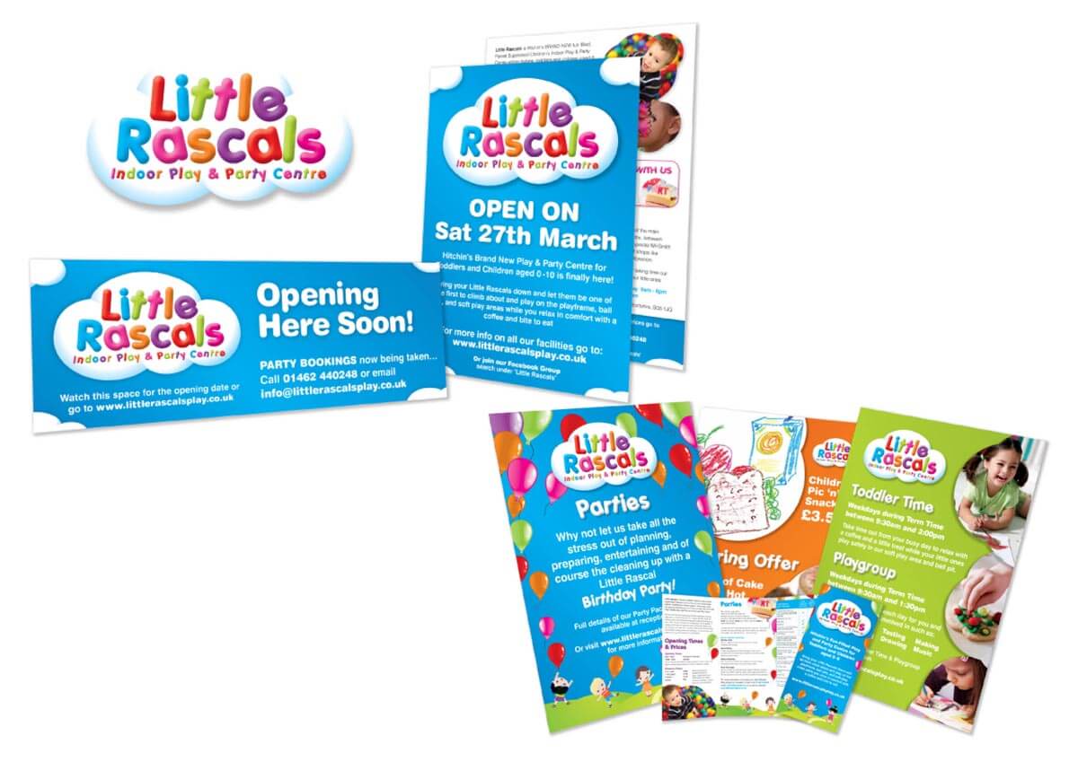 Logo and Marketing Design for Soft Play Centre