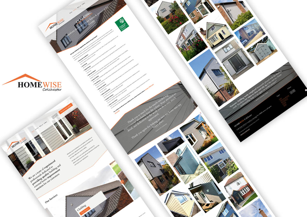 Home Improvement Company Website Design